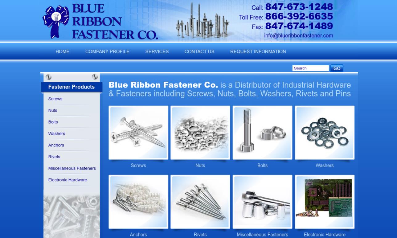 Blue Ribbon Fastener Co. | Skokie | Fastener Manufacturers