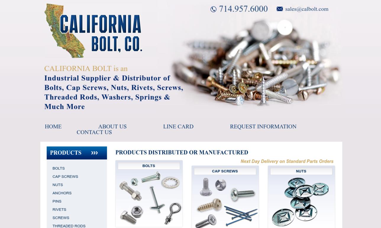 California Bolt Co. | Fastener Manufacturers