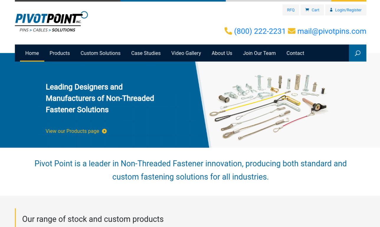 Pivot Point, Inc. | Hustisford | Fastener Manufacturers
