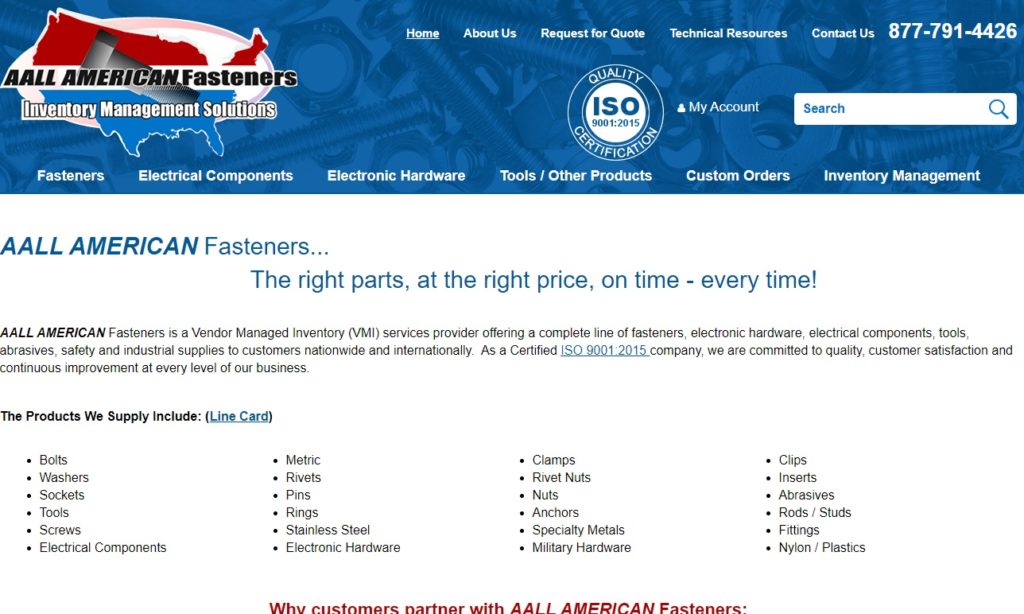 aall american fasteners | Fastener Manufacturers