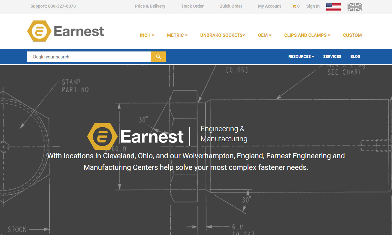Earnest Machine Products Company | Fastener Manufacturers